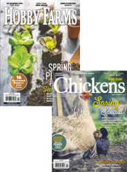 1 Year Hobby Farms and Chickens subscription Combo - Hobby Farms