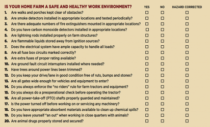Use Our Checklist to Create a Family Farm Safety Plan - Hobby Farms