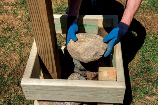 Need to Anchor Fence Posts? Build a Stone Crib - Hobby Farms